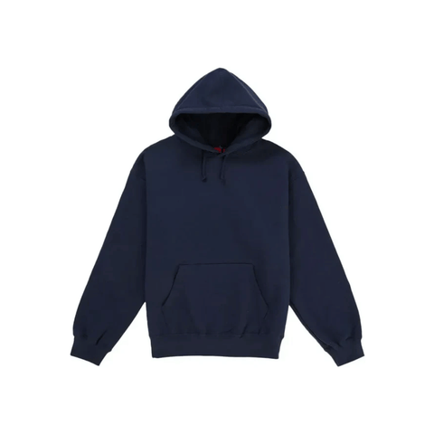 Bluza Supreme Satin Applique Hooded Sweatshirt Washed Navy – Street-Zone