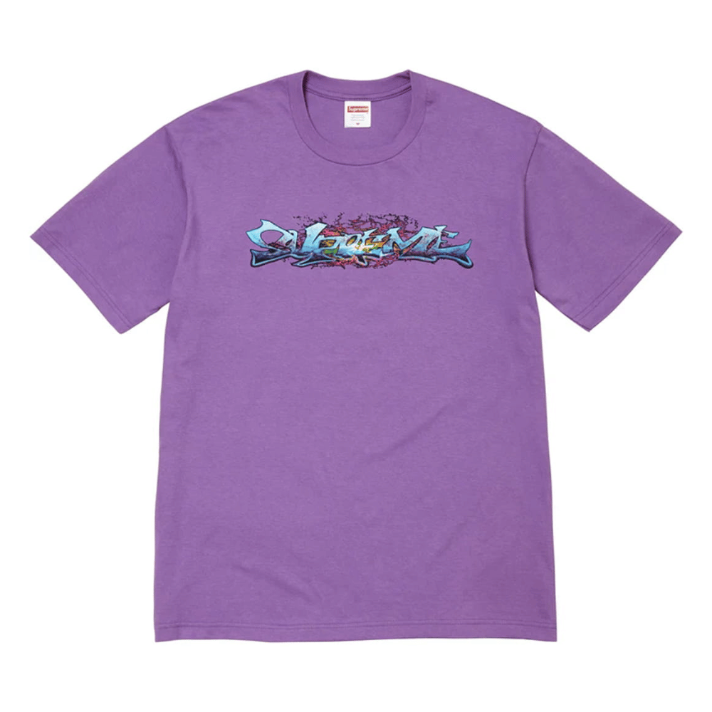 Koszulka Supreme Tag Tee Purple – Street-Zone